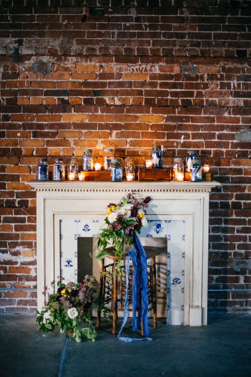 THE B PROJECT | INDUSTRIAL CHAMBRAY WEDDING INSPIRATION | GREEN WEDDING ...