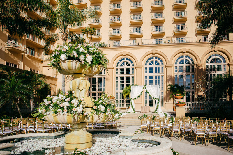 RITZ CARLTON COURTYARD WEDDING | NAPLES,FL. - Tiffani Jones Photography